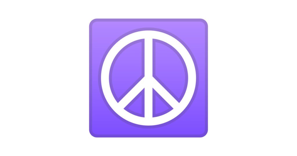 ☮️ Peace Symbol emoji Meaning | Dictionary.com