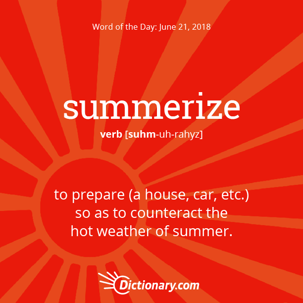 Word of the Day - summerize | Dictionary.com