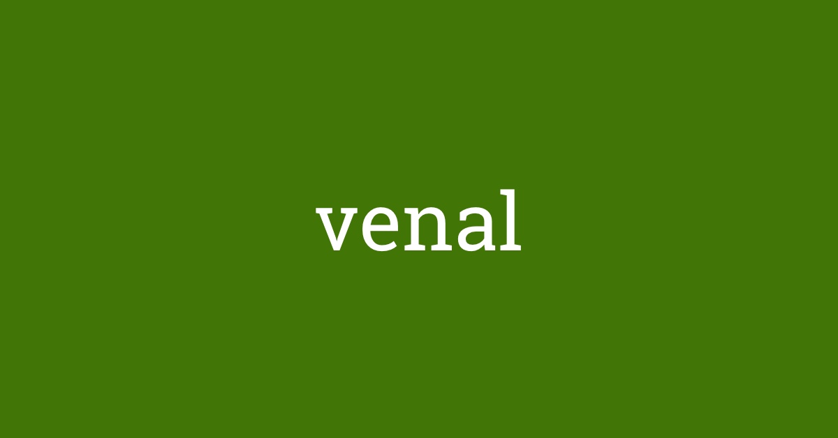 Venal