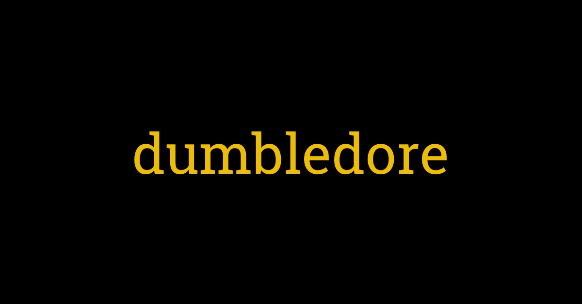 Word of the Day - dumbledore | Dictionary.com