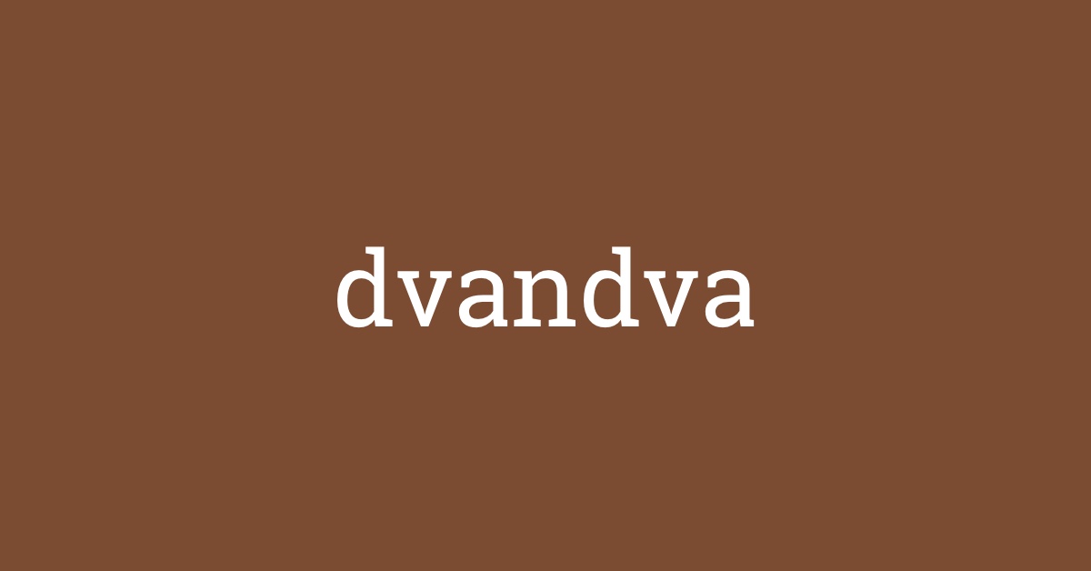 Word of the Day - dvandva | Dictionary.com