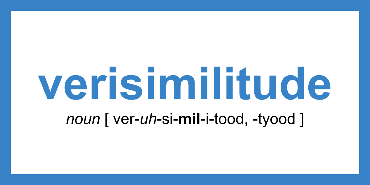 Verisimilitude Definition