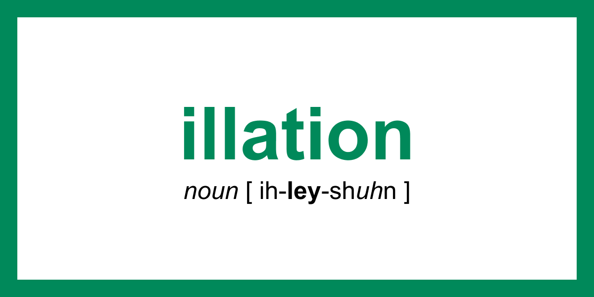 Word of the Day - illation | Dictionary.com