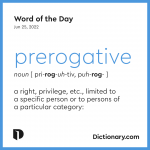 Prerogative Definition