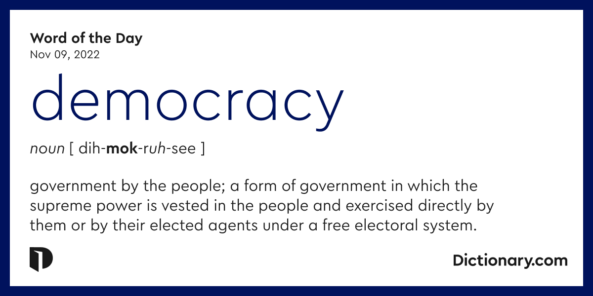 Democracy Definition