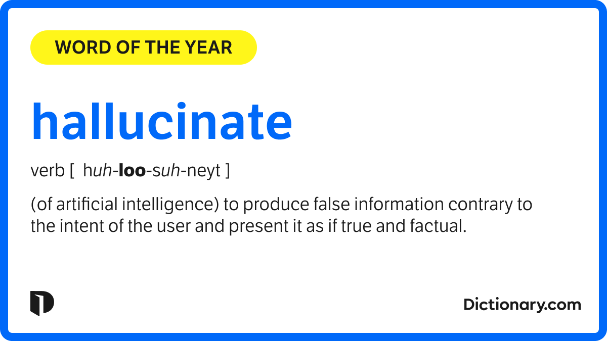 Word of the Day - hallucinate | Dictionary.com