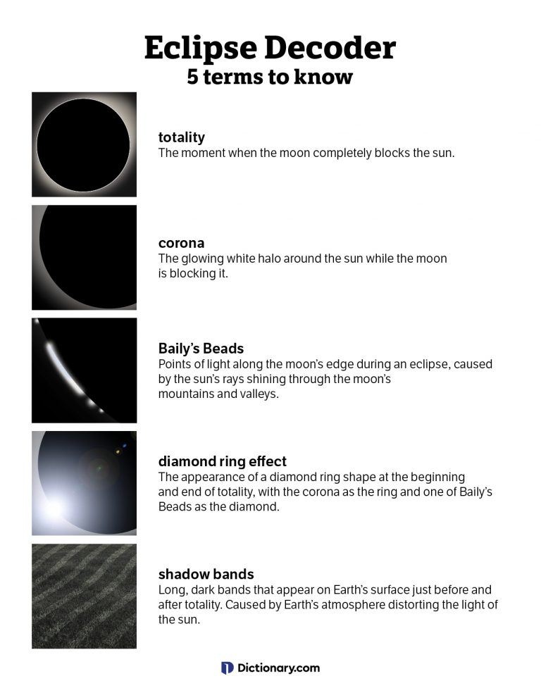 Solar Eclipse 2024: 5 Terms To Know | Dictonary.com