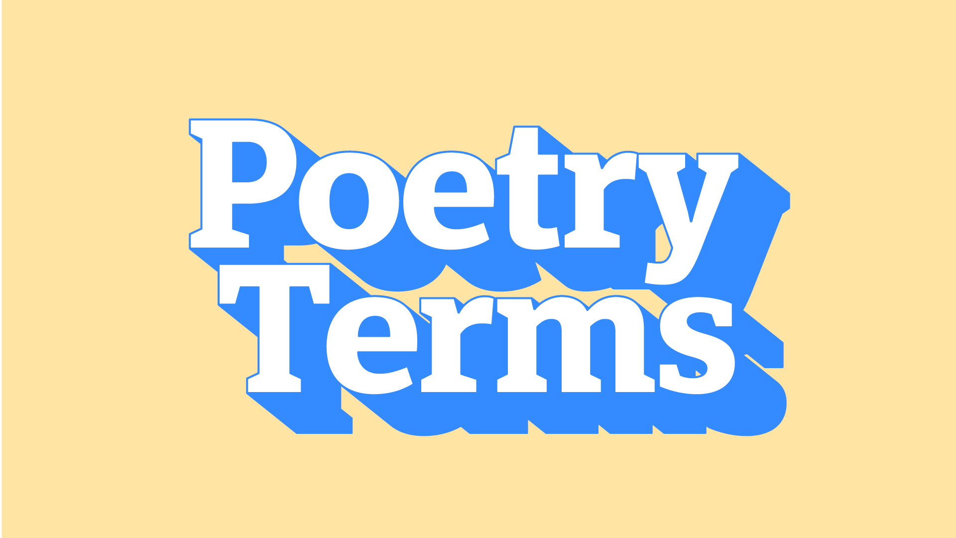 10 Essential Poetry Terms For Beginners | Dictionary.com